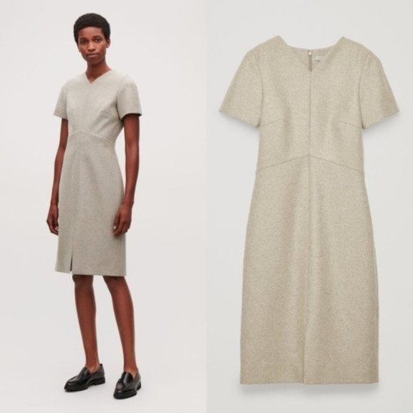 COS | Dresses | Cos Wool Cashmere Tailored Dress | Poshmark